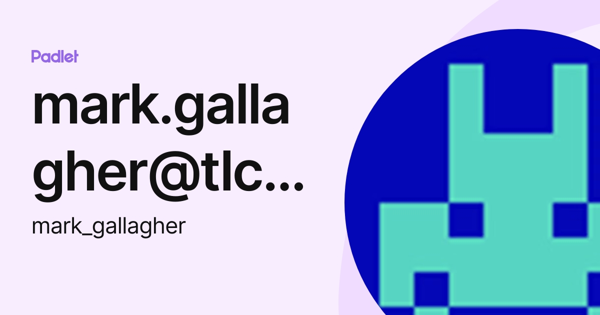 mark.gallagher@tlc.qld.edu.au (mark_gallagher) profile | Padlet
