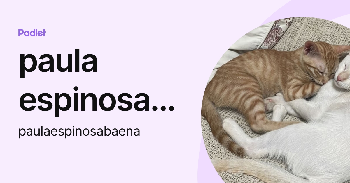 paula espinosa baena (paulaespinosabaena) profile | Padlet