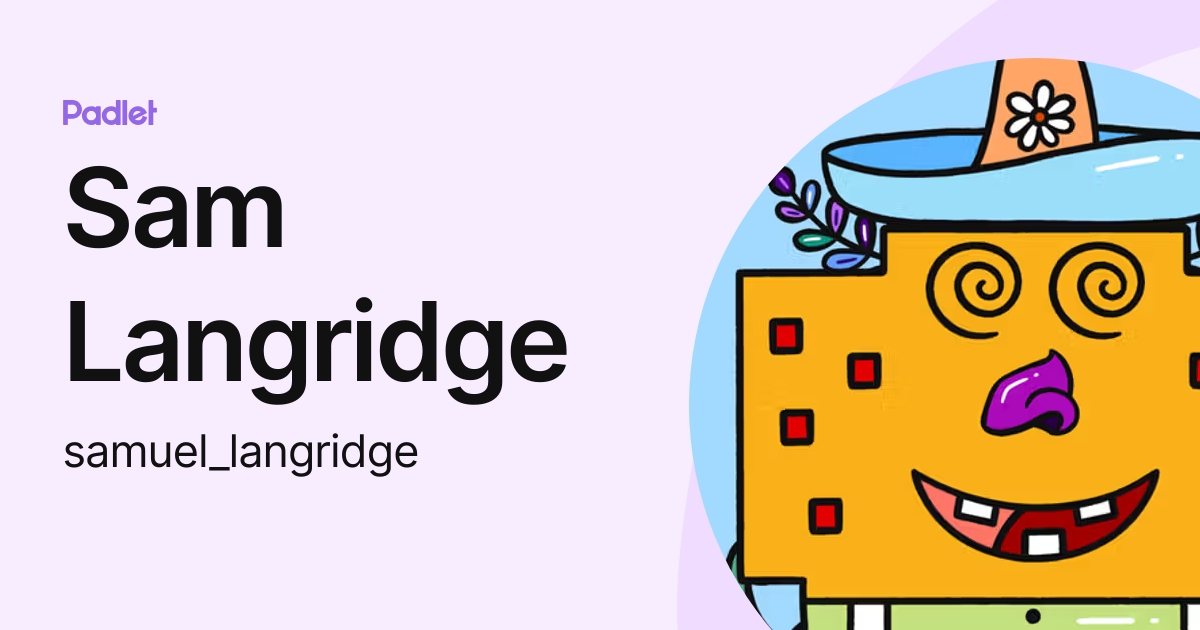 Sam Langridge (samuel_langridge) profile | Padlet