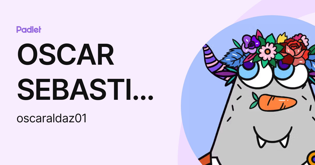 OSCAR SEBASTIAN ALDAZ LARA (oscaraldaz01) profile | Padlet