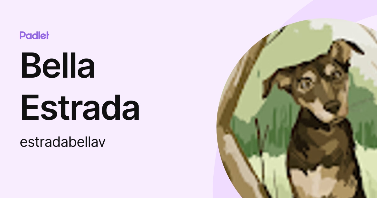 Bella Estrada (estradabellav) profile | Padlet
