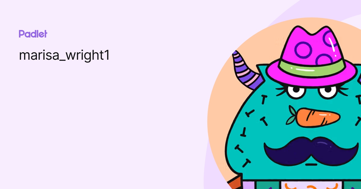 marisa_wright1 profile | Padlet