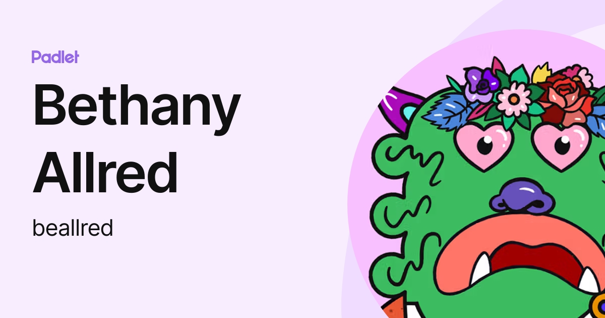 Bethany Allred (beallred) profile | Padlet