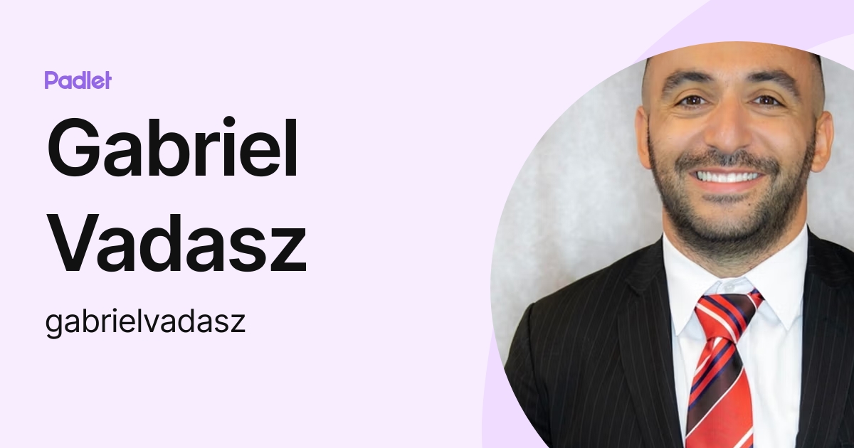 Gabriel Vadasz (gabrielvadasz) profile | Padlet