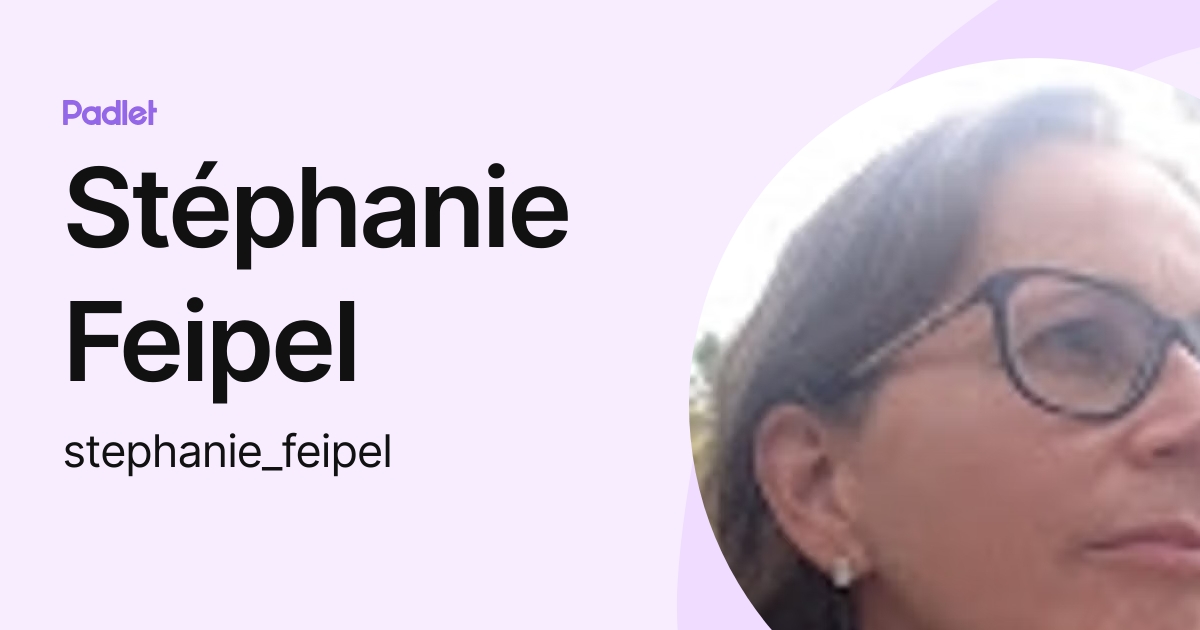 Stéphanie Feipel (stephanie_feipel) profile | Padlet
