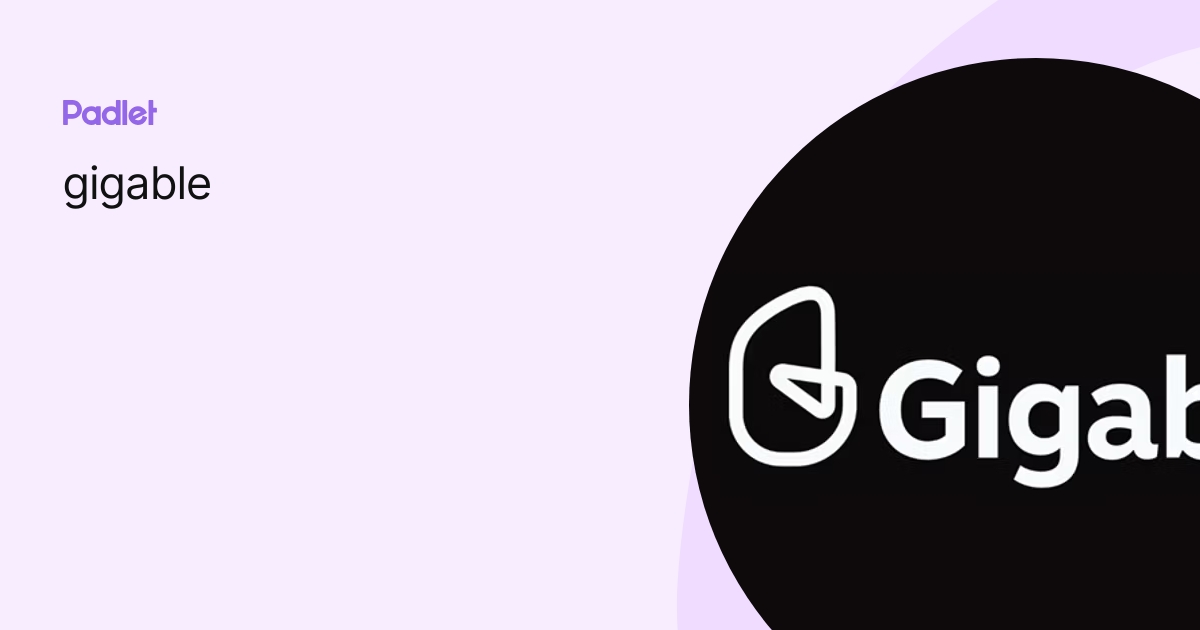gigable profile | Padlet