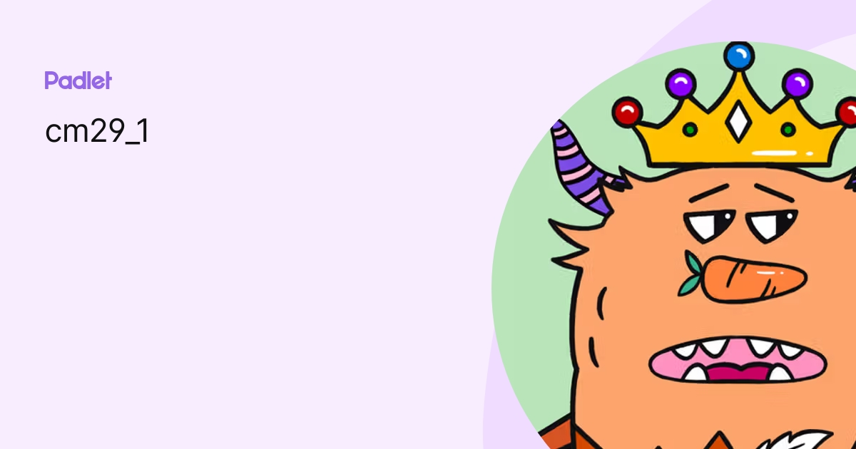 cm29_1 profile | Padlet