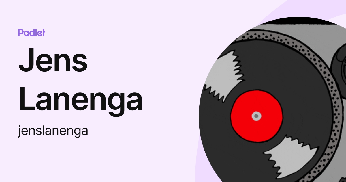 Jens Lanenga (jenslanenga) profile | Padlet