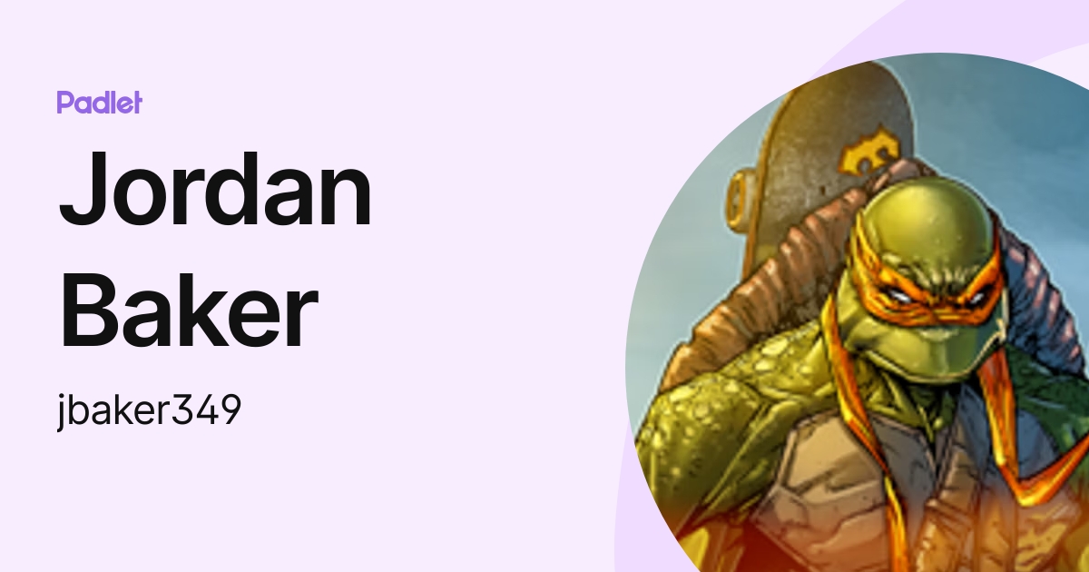 Jordan Baker (jbaker349) profile | Padlet