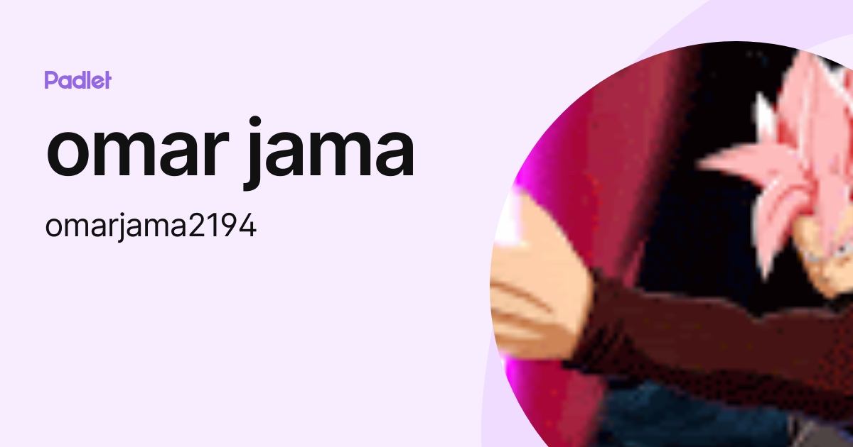 omar jama (omarjama2194) profile | Padlet