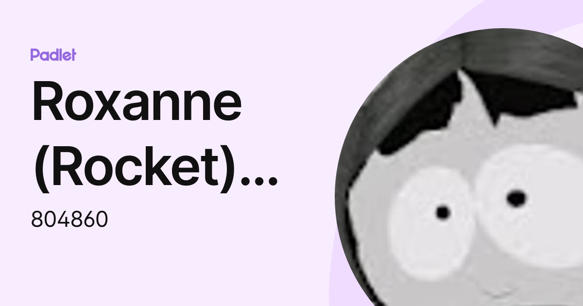 Roxanne (Rocket) Rodriguez (804860) profile | Padlet
