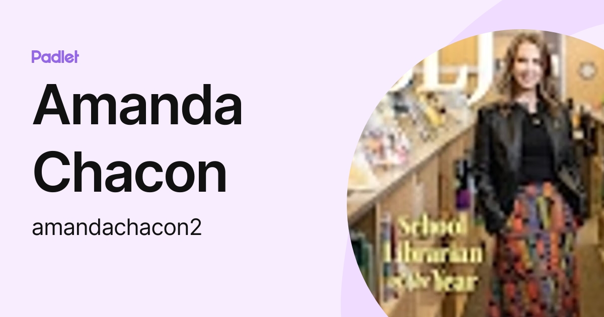Amanda Chacon (amandachacon2) profile | Padlet