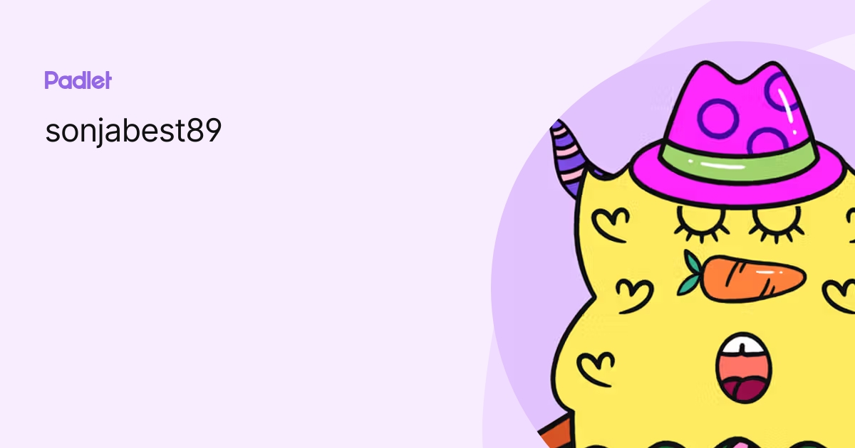 sonjabest89 profile | Padlet