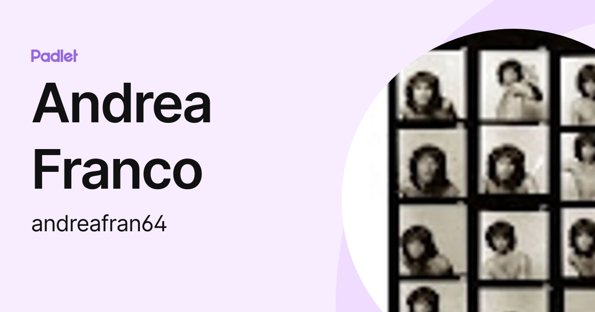 Andrea Franco (andreafran64) profile | Padlet