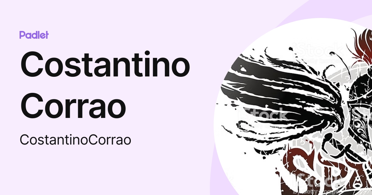 Costantino Corrao (CostantinoCorrao) profile | Padlet