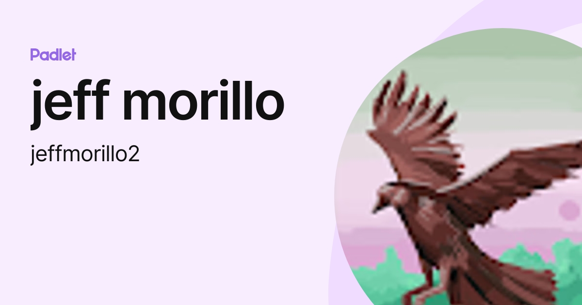 jeff morillo (jeffmorillo2) profile | Padlet