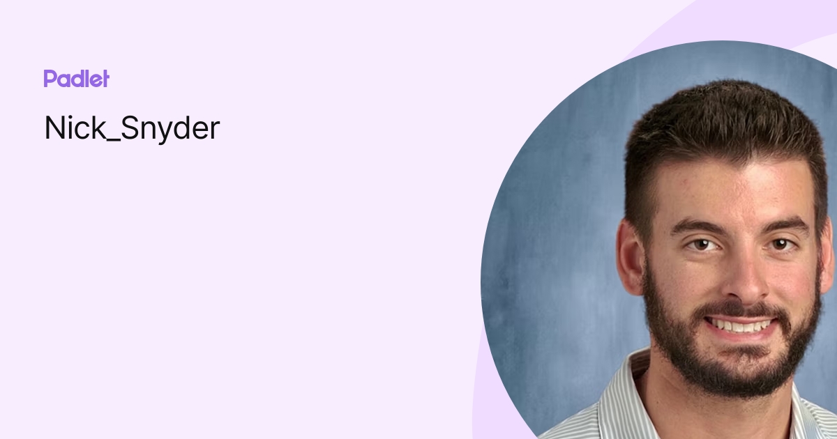 Nick_Snyder profile | Padlet