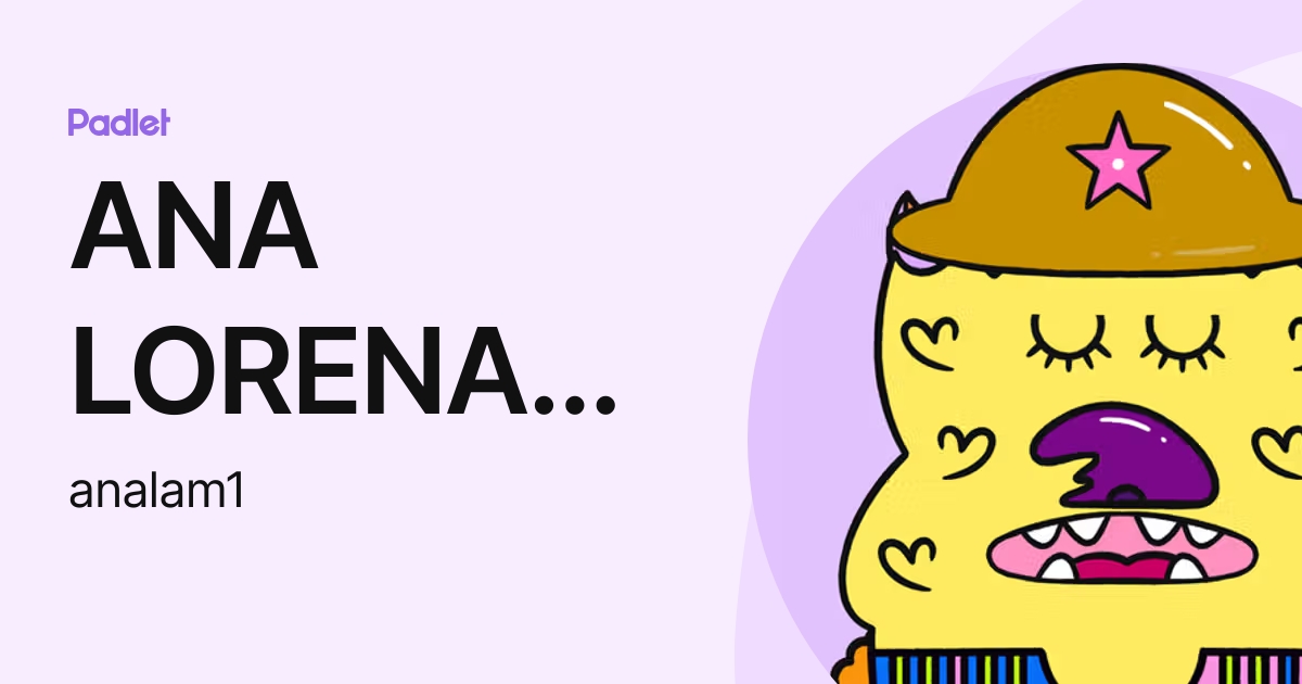 ANA LORENA LECHUGA MARTINEZ (analam1) profile | Padlet