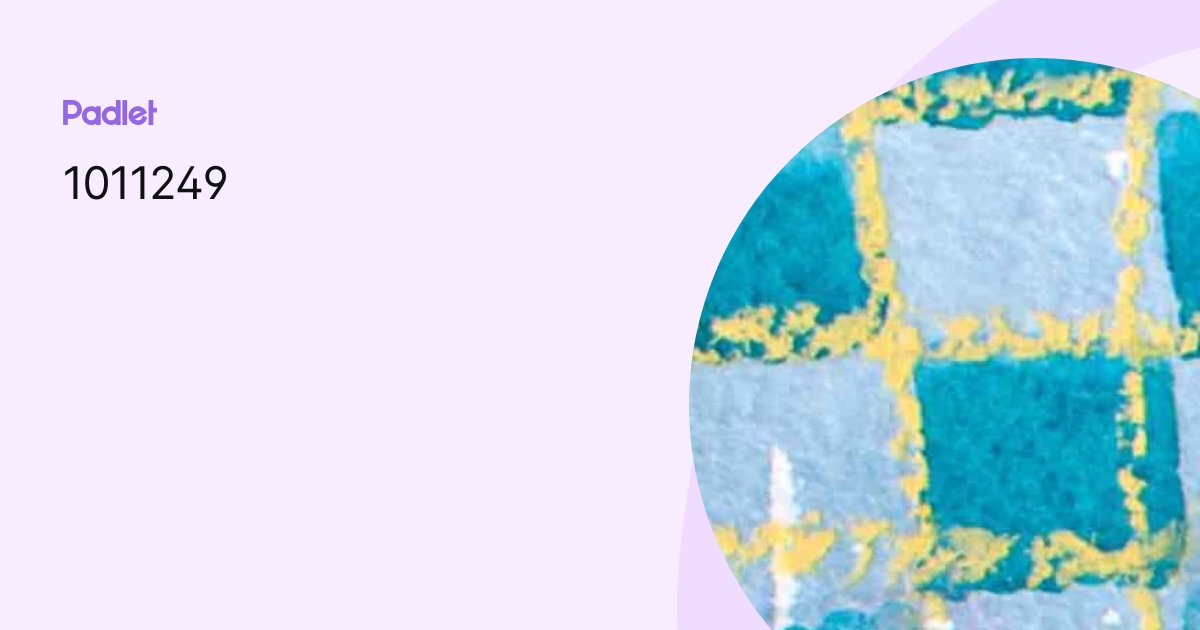 1011249 Profile Padlet