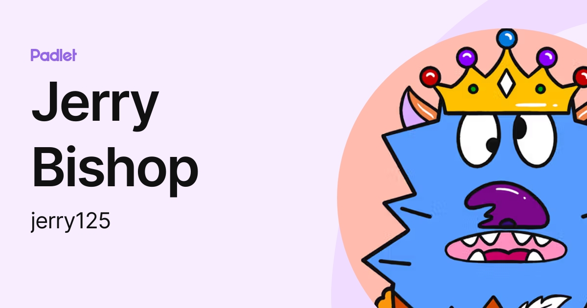 Jerry Bishop (jerry125) profile | Padlet