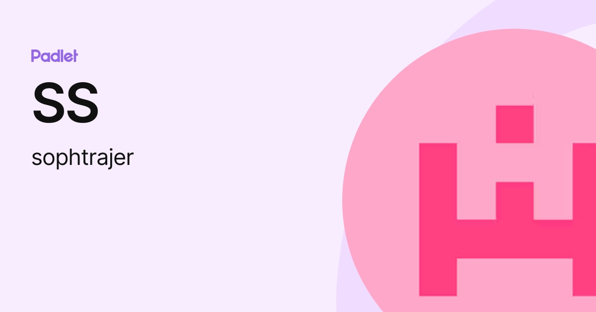 SS (sophtrajer) profile | Padlet