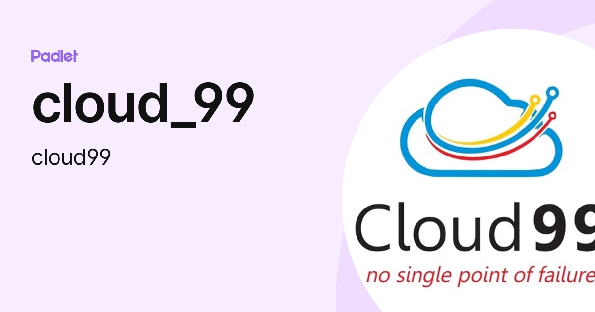 cloud_99 (cloud99) profile | Padlet