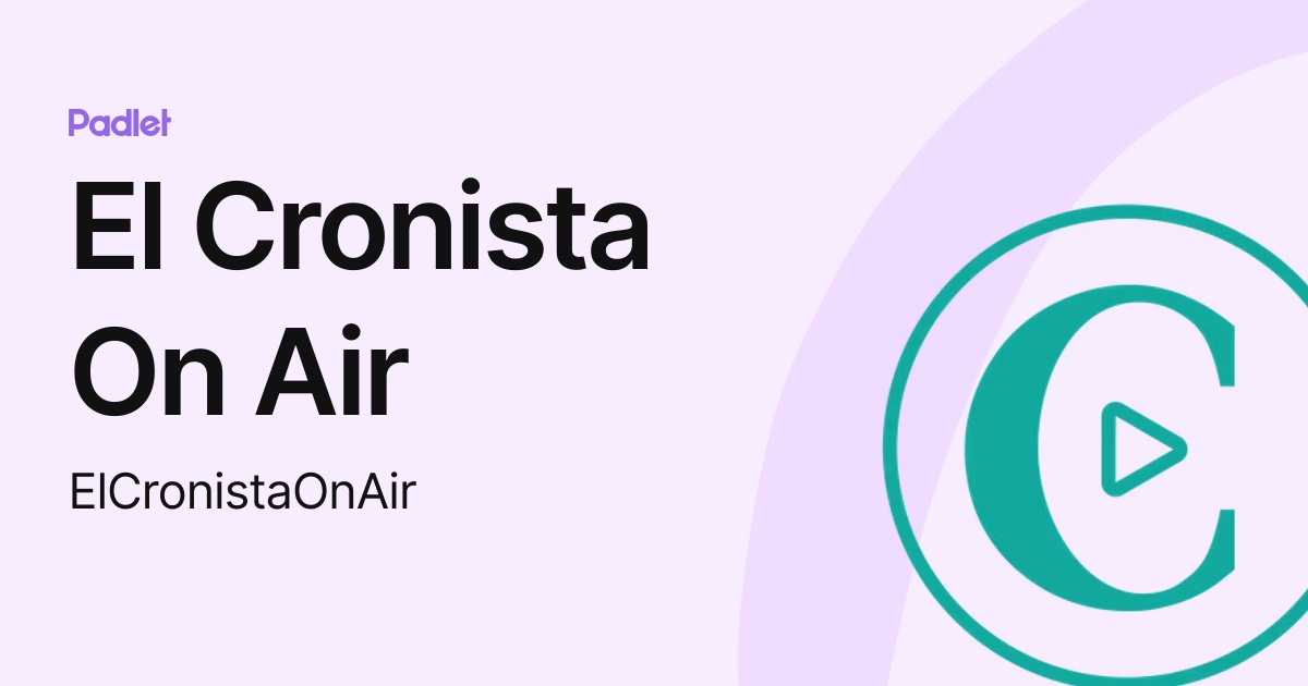 El Cronista On Air (ElCronistaOnAir) profile | Padlet