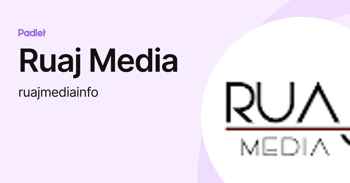 Ruaj Media (ruajmediainfo) profile | Padlet
