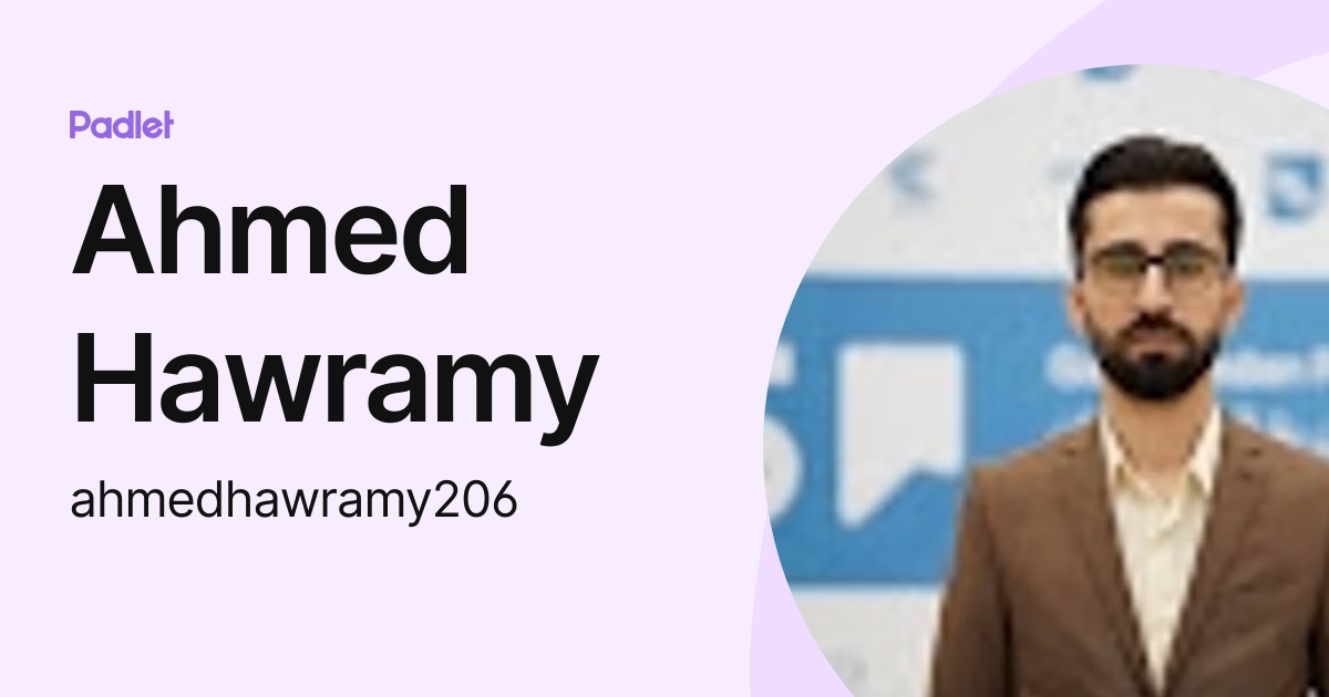 Ahmed Hawramy (ahmedhawramy206) profile | Padlet