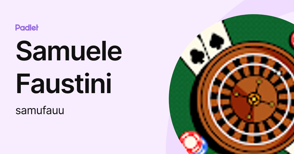Samuele Faustini (samufauu) profile | Padlet