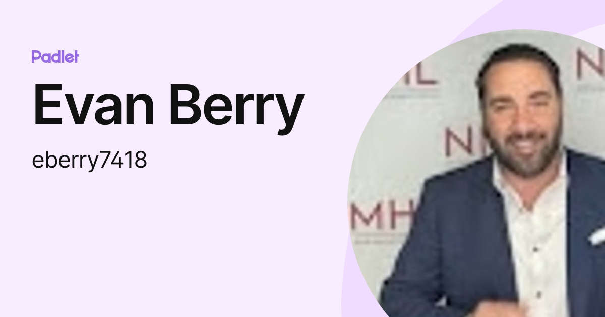 Evan Berry (eberry7418) profile | Padlet