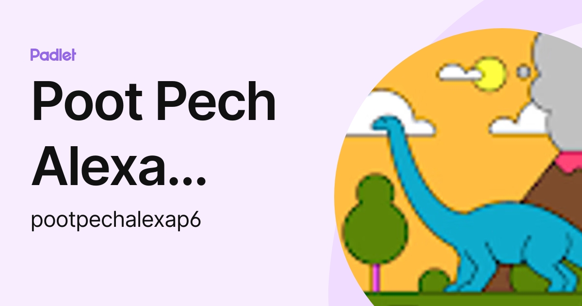 Poot Pech Alexa Guadalupe (pootpechalexap6) profile | Padlet