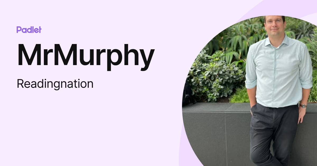 MrMurphy (OfficialMrMurphy) profile | Padlet