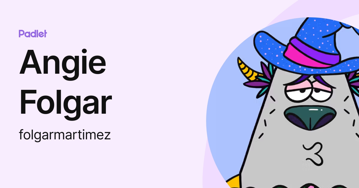 Angie Folgar (folgarmartimez) profile | Padlet