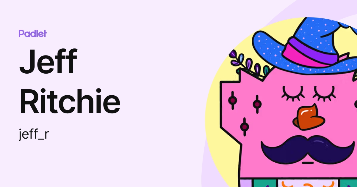 Jeff Ritchie (jeff_r) profile | Padlet