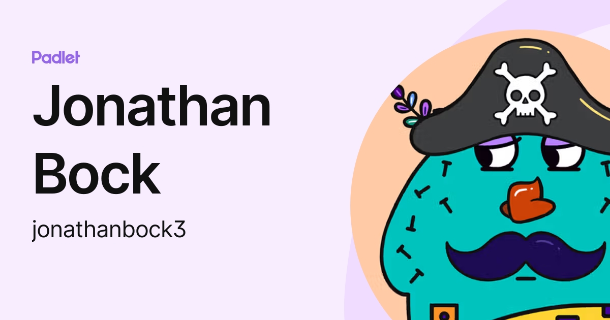 Jonathan Bock (jonathanbock3) profile | Padlet
