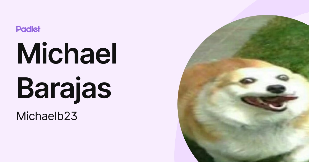 Michael Barajas (Michaelb23) profile | Padlet