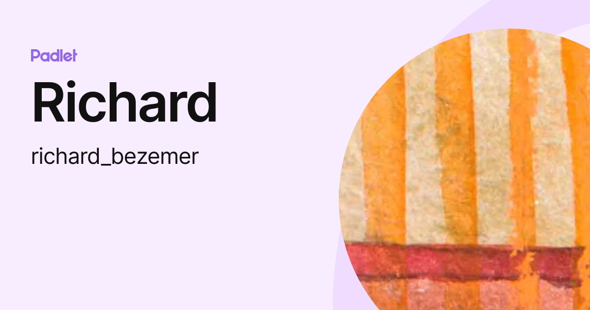 Richard (richard_bezemer) profile | Padlet
