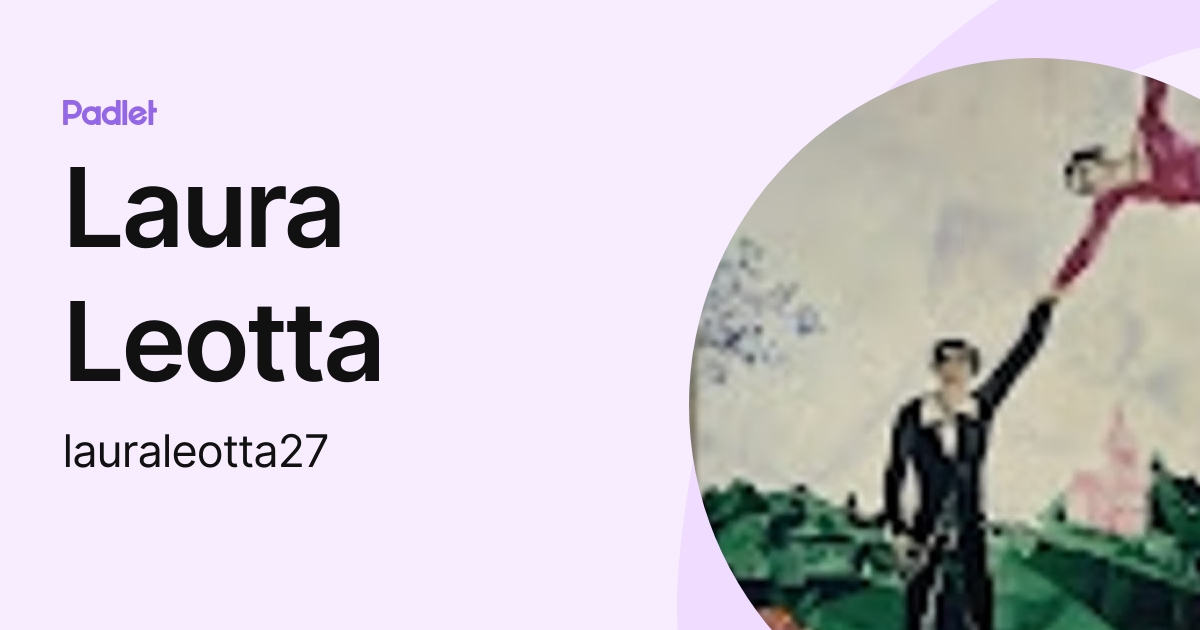 Laura Leotta (lauraleotta27) profile | Padlet
