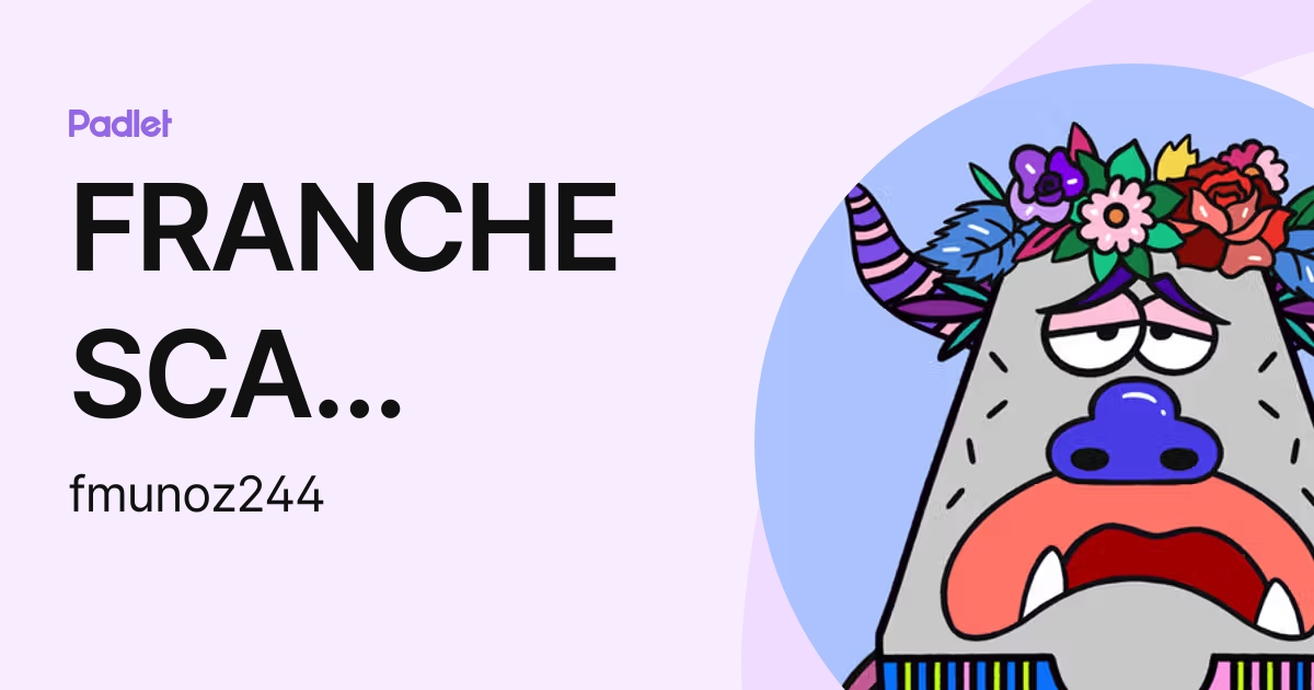 FRANCHESCA SOLANGE MUÑOZ SANTIBAÑEZ (fmunoz244) profile | Padlet