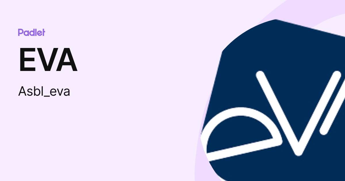 Eva Asbl Eva Profile Padlet