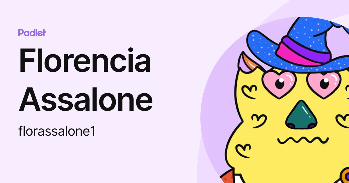 Florencia Assalone (florassalone1) profile | Padlet