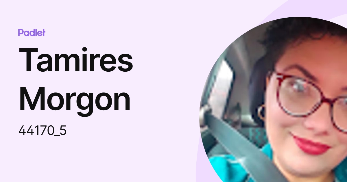 Tamires Morgon (44170_5) profile | Padlet