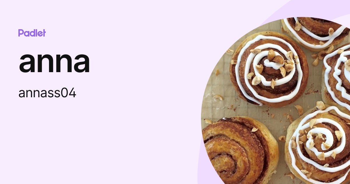 anna (annass04) profile | Padlet