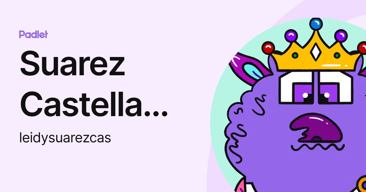 Suarez Castellanos Leidy Carolina (leidysuarezcas) profile | Padlet