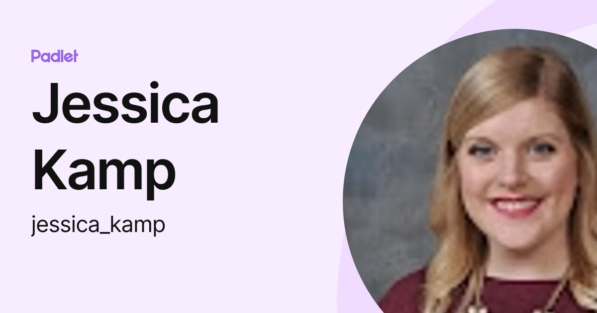 Jessica Kamp (jessica_kamp) profile | Padlet