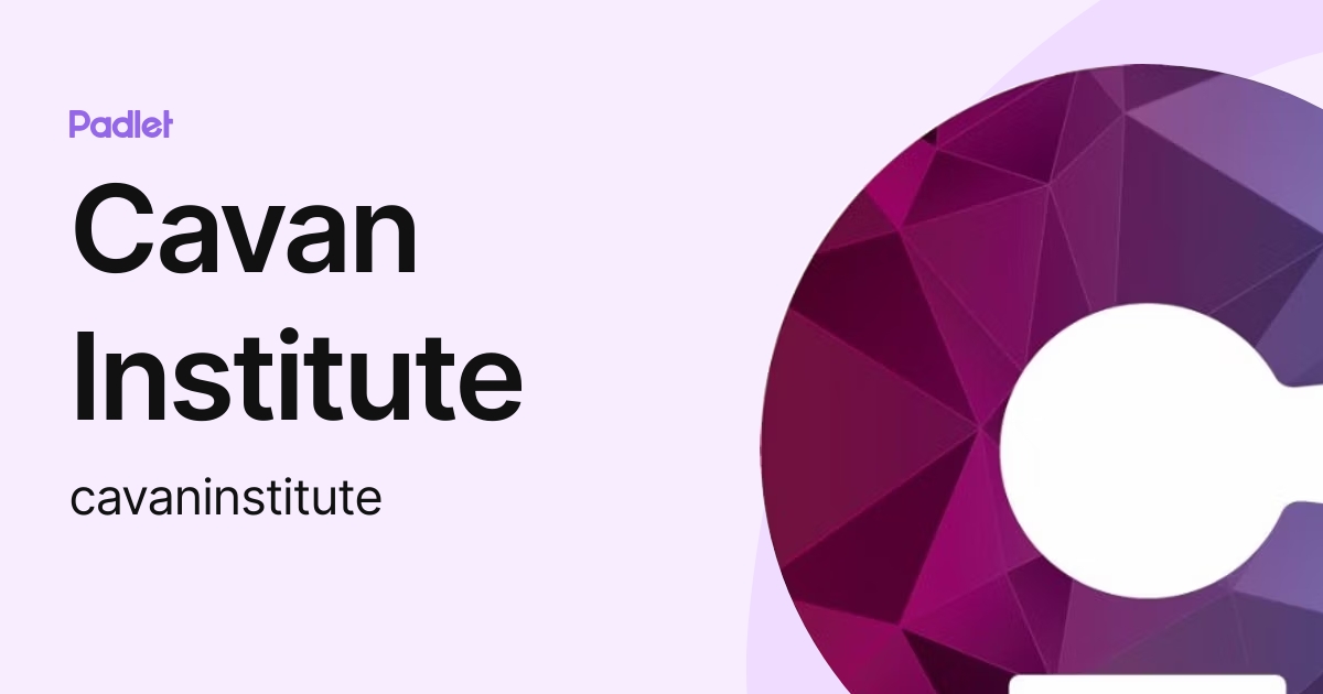 Cavan Institute (cavaninstitute) profile | Padlet