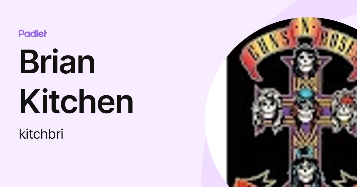 Brian Kitchen (kitchbri) profile | Padlet