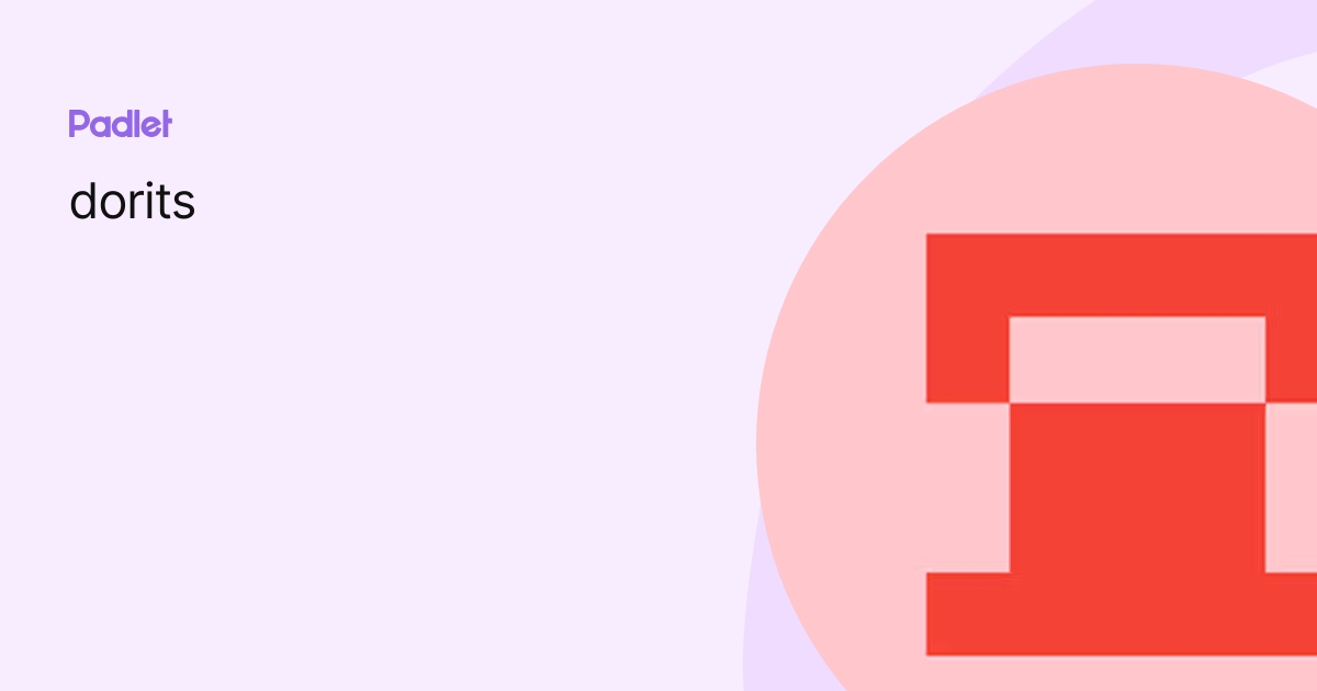 Dorits Profile Padlet