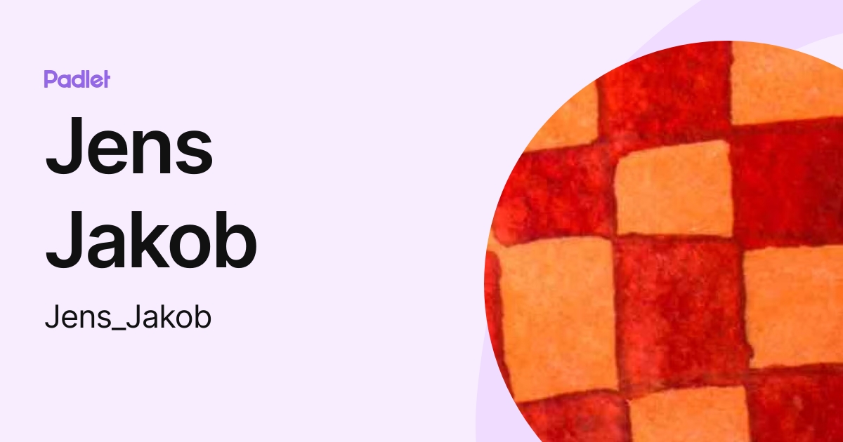 Jens Jakob (Jens_Jakob) profile | Padlet